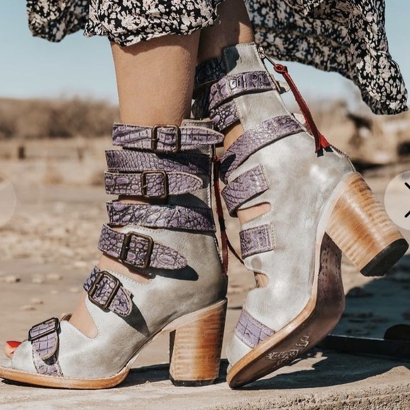 Shoes | Freebird By Steven Bond Ice Multi Booties 7 | Poshmark